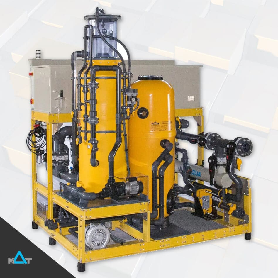 Complete Recirculating Aquaculture Skid Filtration Units