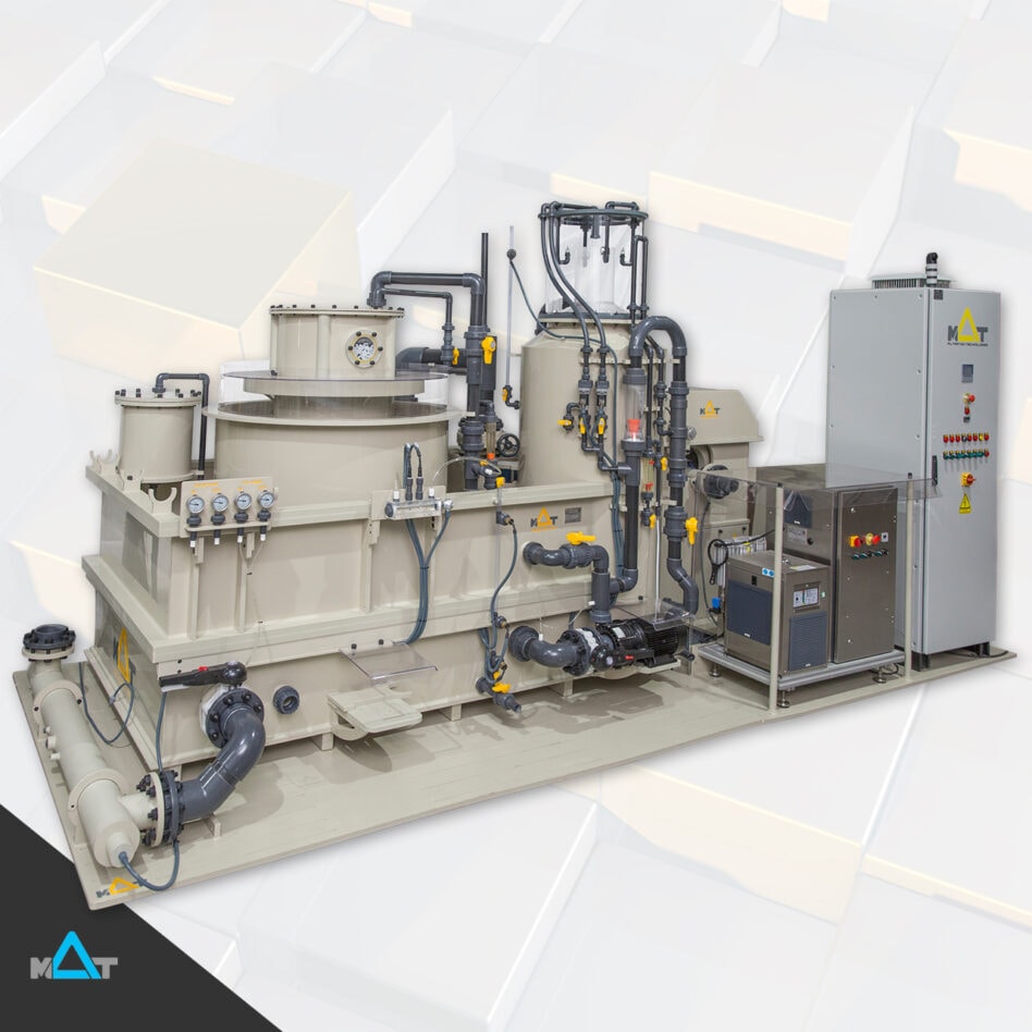Complete Recirculating Aquaculture Skid Filtration Units