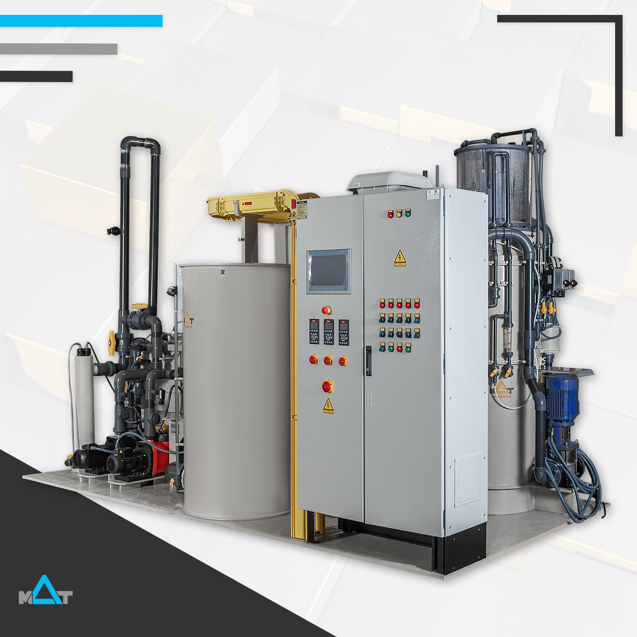 Complete Recirculating Aquaculture Skid Filtration Units