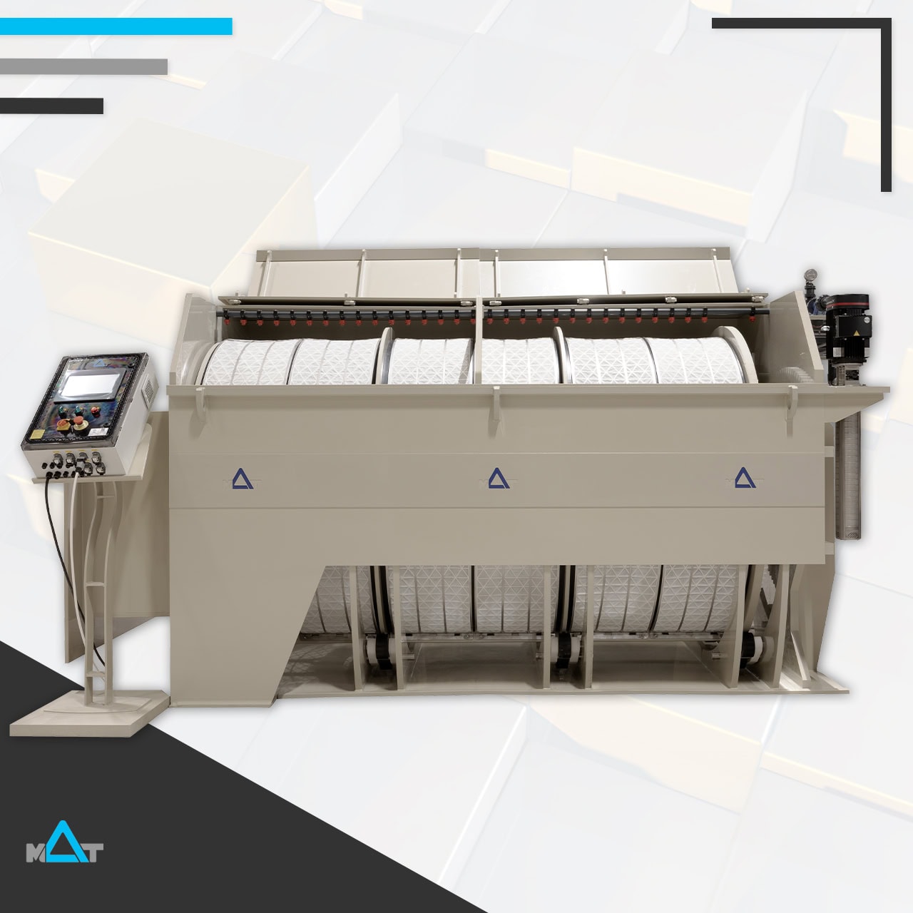 Drum Filters for Aquaculture - Land Based Salmon Farms | MAT-KULING