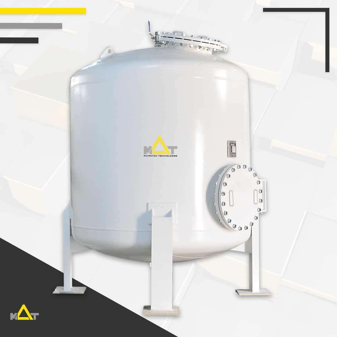 Pressurized Mechanical Filters with Glass Media | MAT-KULING