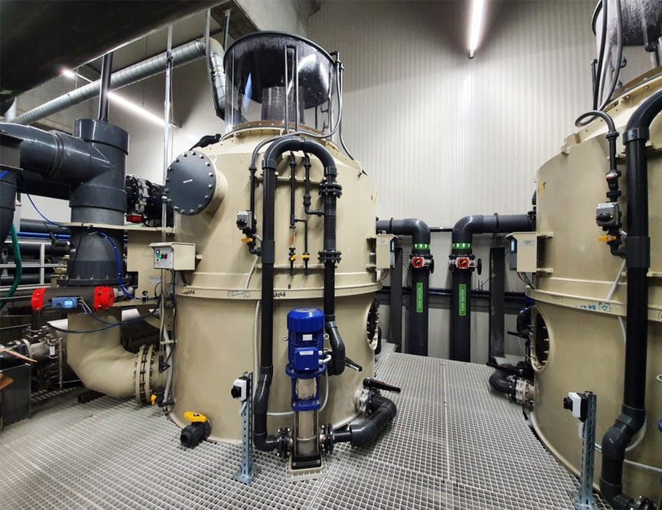 Land Based Salmon Farming RAS Filtration Equipment | MAT-KULING