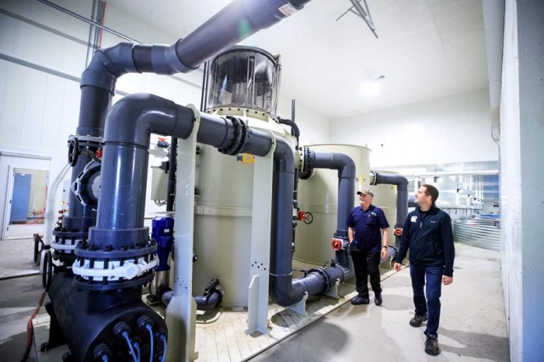 RAS Technology & Equipment for Les Bobines Rainbow Trout Fish Farm