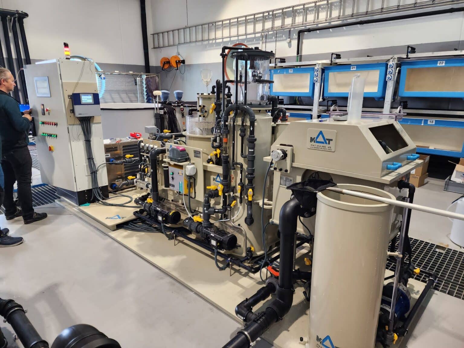 RAS Technology & Equipment for Les Bobines Rainbow Trout Fish Farm