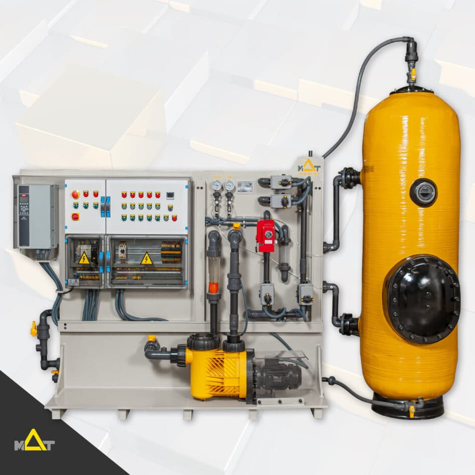 Pressurized Media Filter Skids | MAT-KULING